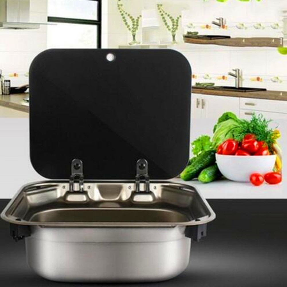 420*370*145mm, RV Caravan Camper Stainless Steel Hand Wash Basin ...